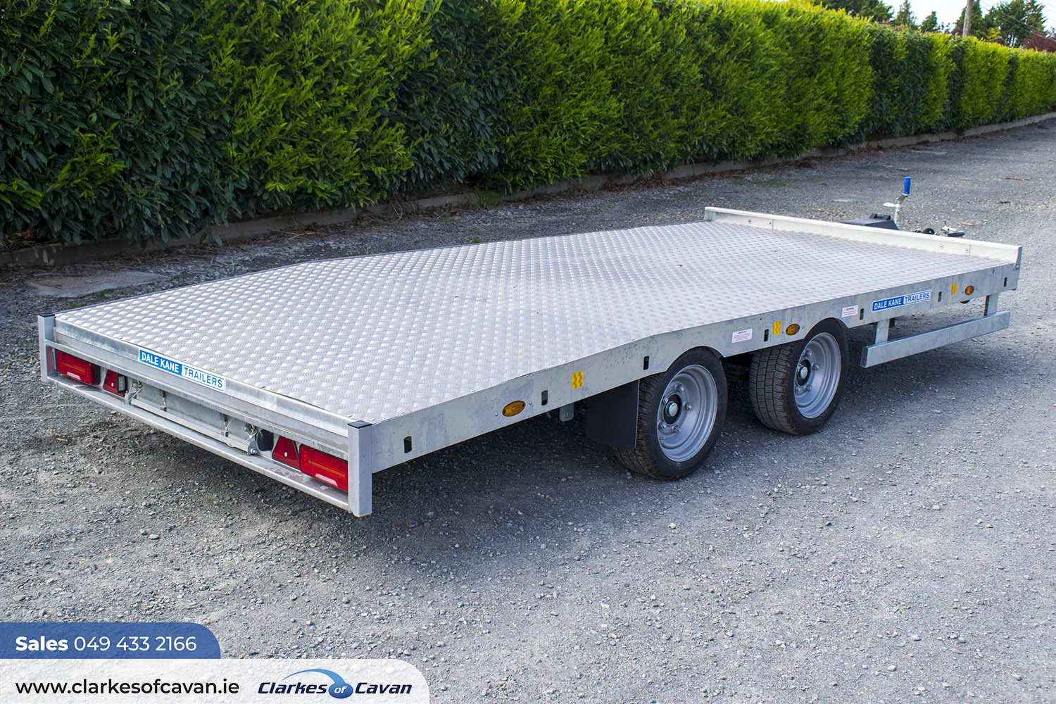 New Dale Kane 14ft x 6ft6 Twin Axle Low Loader Trailer