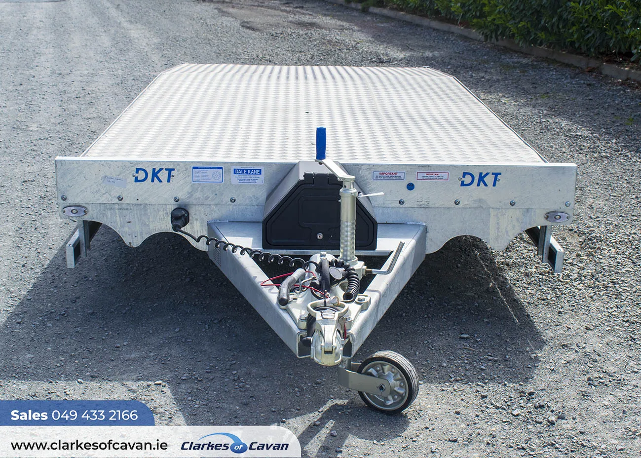 New Dale Kane 14ft x 6ft6 Twin Axle Low Loader Trailer