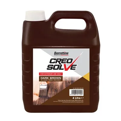 Barrettine Creosolve Dark Brown 4L - Clarkes of Cavan