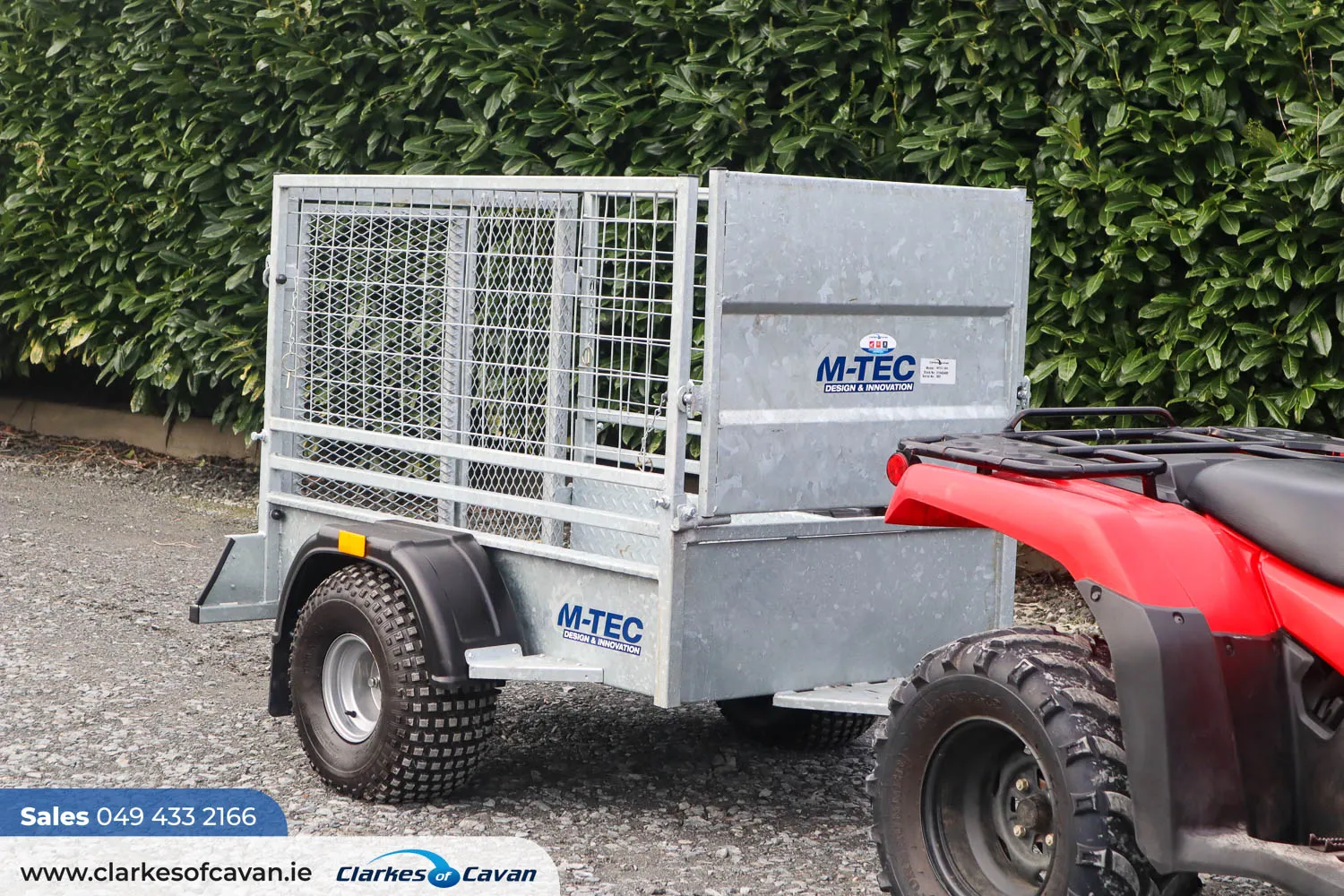 M-Tec 5ft x 3ft Single Axle Trailer - Delivery Nationwide