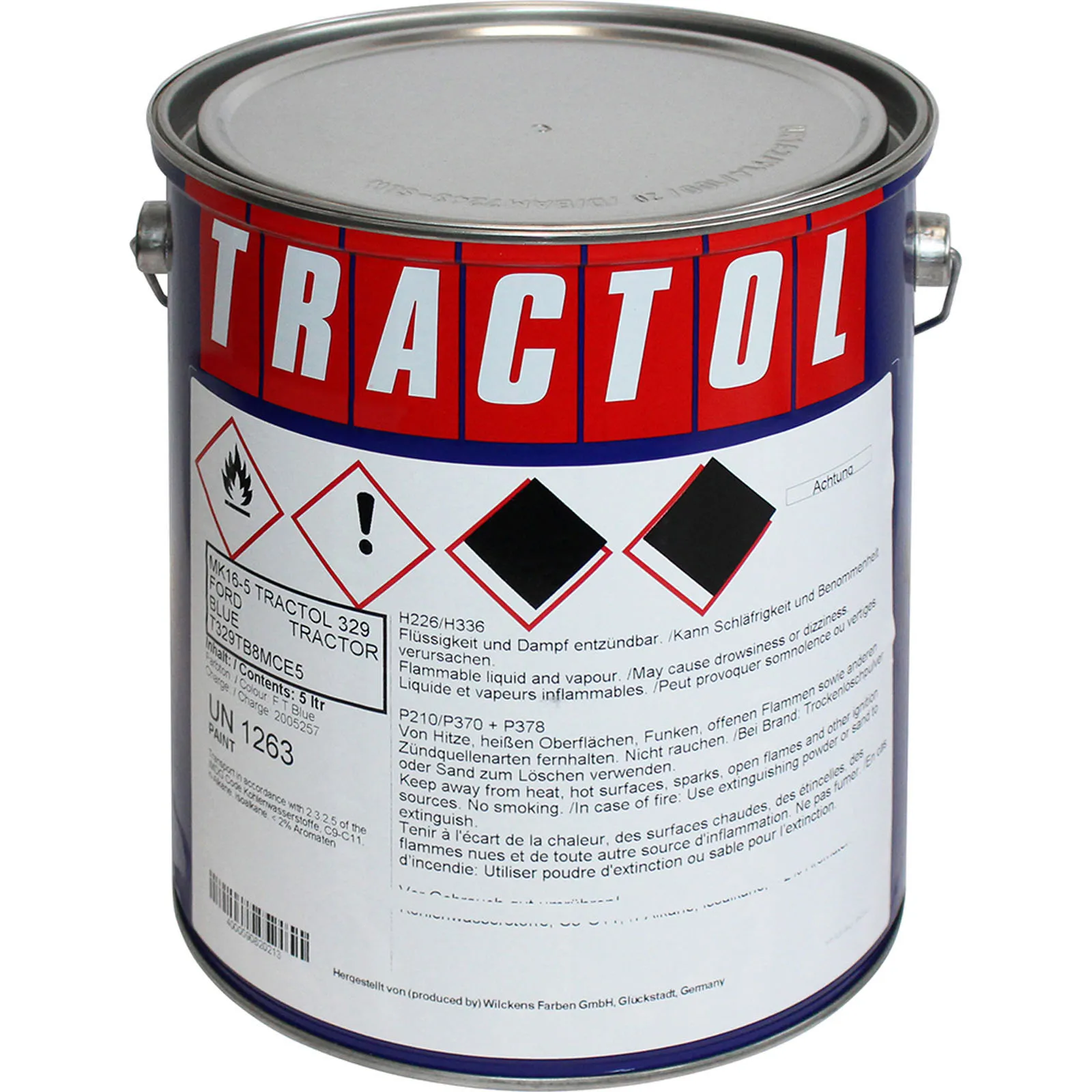 Tractol Paint 5L Ford Tractor Blue - Clarkes of Cavan